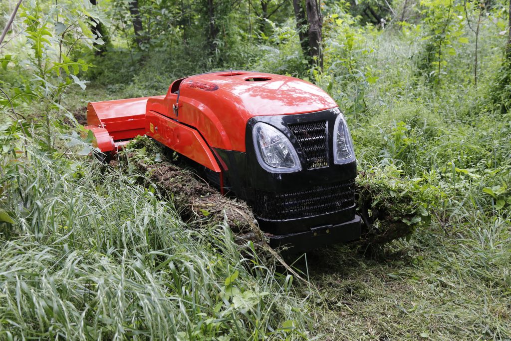 Crawler Orchard Tractor with Mower - K&F INTERNATIONAL